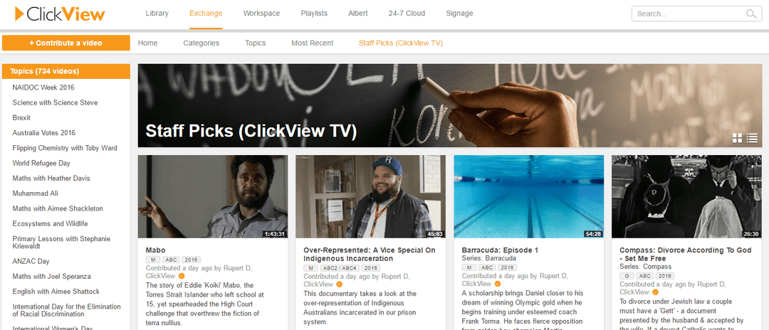 Latest Updates to Interactive Videos and ClickView Exchange