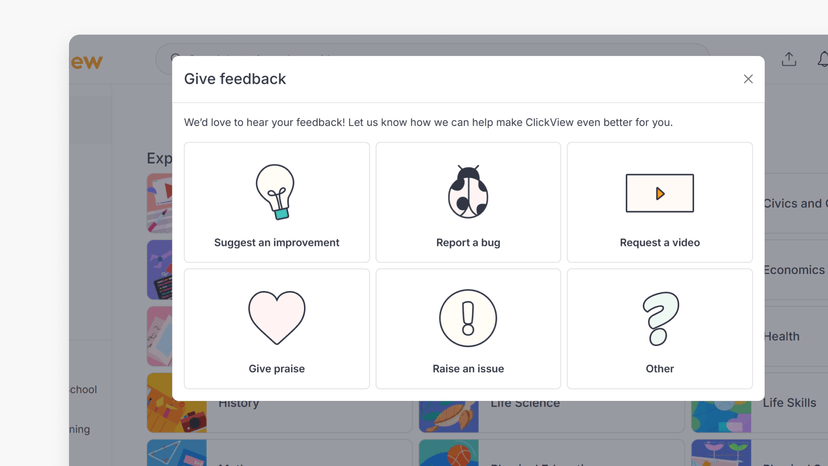 How to Submit Feedback in ClickView | ClickView