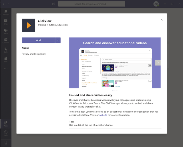 How to Embed and Share Videos on Microsoft Teams | ClickView