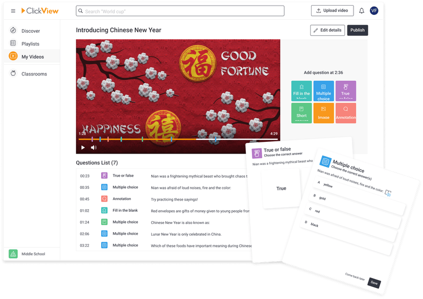 Create, Upload & Share Videos for Schools | ClickView