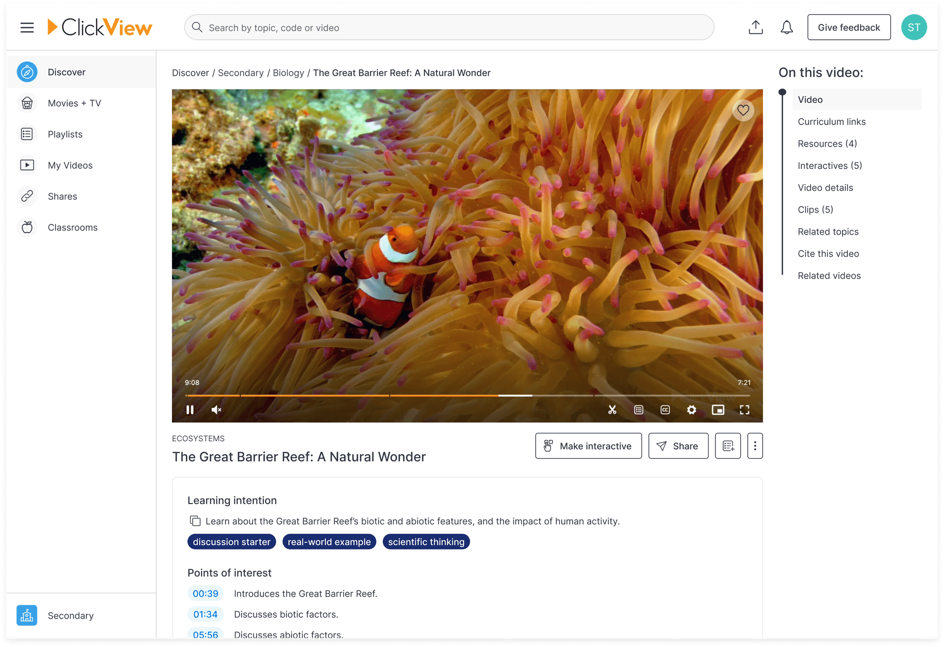 Discover Curriculum-Aligned Video Resources | ClickView