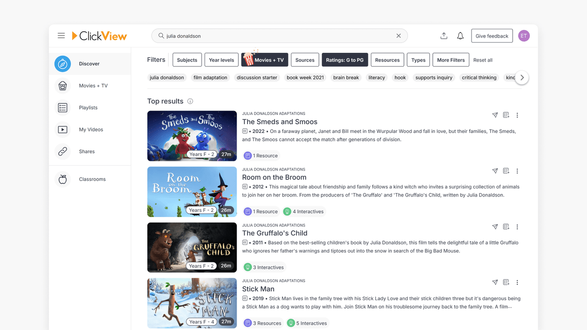How to Use Movies + TV for Education | ClickView
