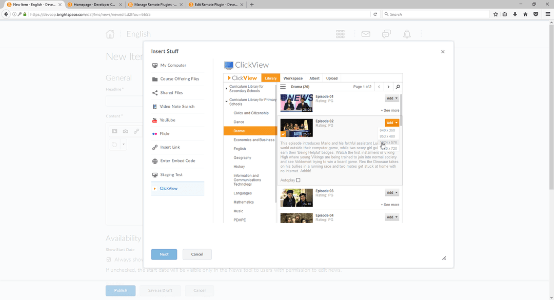 How to Embed Videos in Brightspace | ClickView