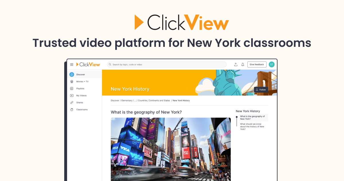 ClickView New York | Trusted video learning through BOCES partnerships
