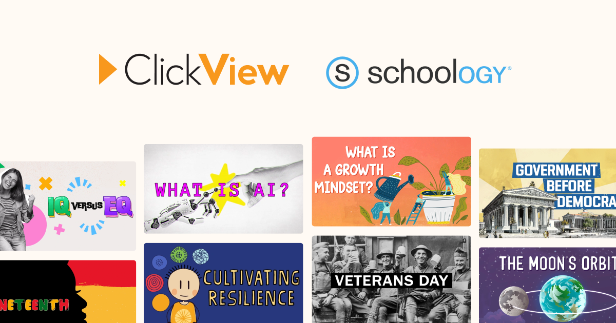 Free ClickView Access for Schoology Customers