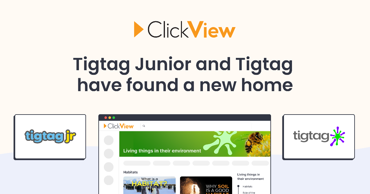 Spring Term Free Access To Tigtag and ClickView | ClickView